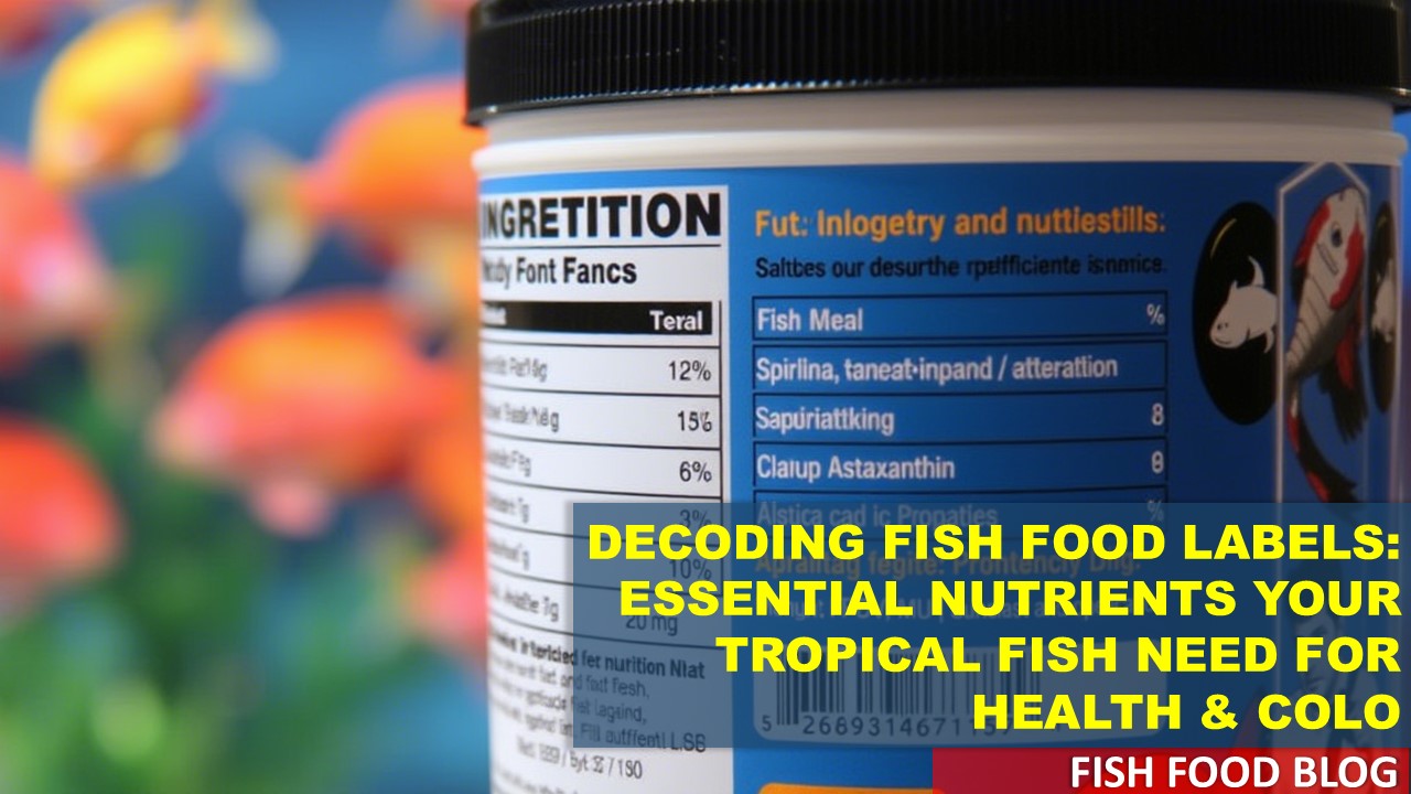 Decoding Fish Food Labels: Essential Nutrients Your Tropical Fish Need ...